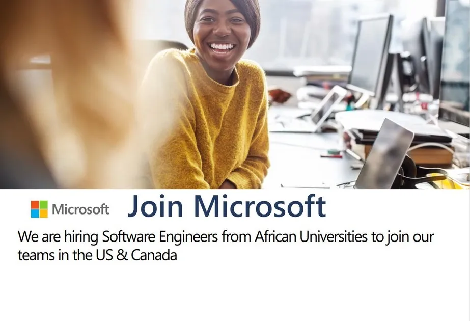 Microsoft Announces Job Opportunities for Recent African Students for ...